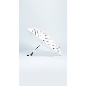 Kate Spade New York Travel Umbrella, Raindrop (black/white)