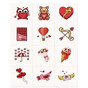 Valentine’s Day Bingo Game for Kids, Bingo Cards with 32 Players & 10 Pcs Party Blowers for Valentine Party Games, Valentine Crafts School Classroom Party Favor Activities,Holiday Party Craft Supplies