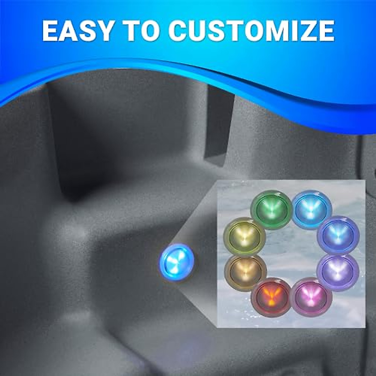 AquaLife Outback™ 5-6 Person 20-Jet Non-Lounger Hot Tub with LED Lighting and Insulated Cover