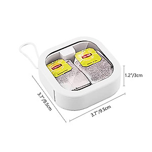 Lunhoo Portable Storage Box Makeup Box Jewelry Storage Organizer Case White