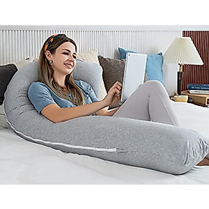 INSEN Pregnancy Pillow,Maternity Body Pillow for Sleeping,H Shaped Body Pillow for Pregnant Women
