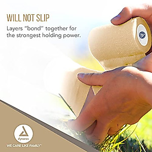 Dynarex Sensi Wrap, Self-Adherent 3" x 5 yds Tan 24/Cs