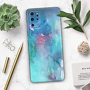 DesignSkinz Bright Absorbed Watercolor Texture Protective Vinyl Decal Wrap Skin Cover Compatible with The Samsung Galaxy S20 (Screen Trim & Back Glass Skin)
