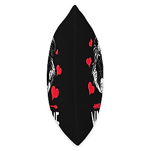 Australian Shepherd Tee Best Shop My Australian Shepherd is My Valentine | Hearts Dog Lover Throw Pillow, 18x18, Multicolor