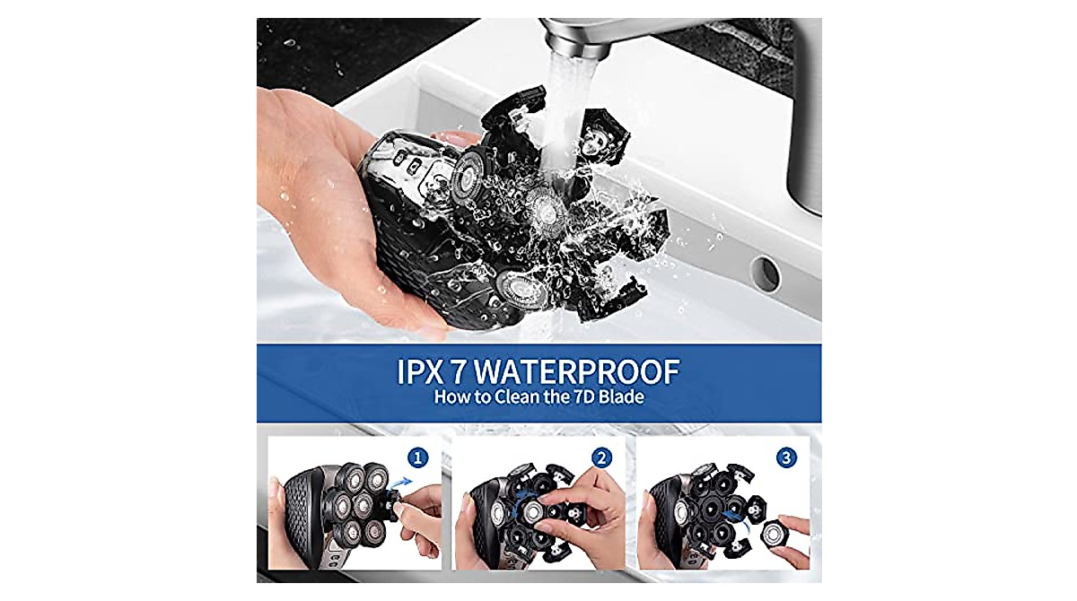 Roziaplus 7D Electric Shaver - Ultimate Bald Head Grooming