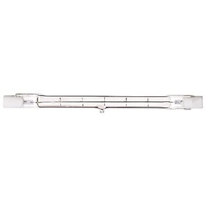 Satco S3142 150 Watt 2600 Lumens T3 Halogen Double Ended R7S Base 120 Volt Clear 118mm Light Bulb, Dimmable