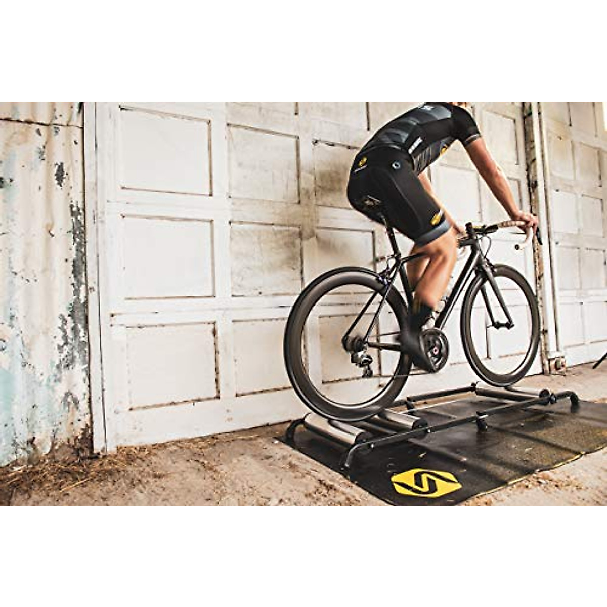 Saris Aluminum Rollers Indoor Bike Resistance Trainer Cycling Exercise Training Enhance Your Balance For Mountain Biking, Racing & Strength Training