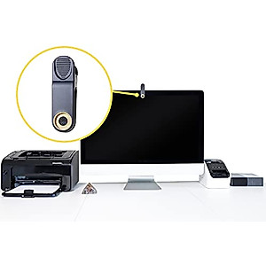 Barrier Tools iMac Camera Cover | Clip On Webcam Cover | Easy To Use Camera Blocker | Opens Wide | Fits Most Computer Webcams - Black