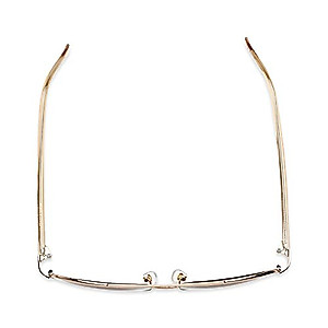 Sofia Vergara x Foster Grant Women's Carmen Full Lens SunReaders Aviator Reading Glasses, Shiny Bronze, 57 mm + 1.5