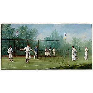 Edwardian Tennis Match