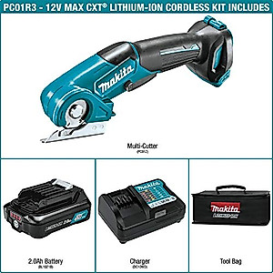 Makita PC01R3 12V max CXT® Lithium-Ion Cordless Multi-Cutter Kit (2.0Ah)