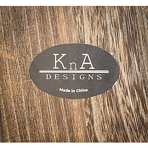 Double Torched Wood Kitchen Cooking Utensil Holder | 2 Compartment Large Caddy | Organizer Box with Slide-Out Bottom Panel by Farwood Designs