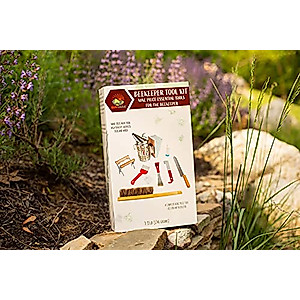 SunVara Bee Keeping Starter Kit Smokers for Bees Nine Piece Essentials Bee Brush | Honey Bee Smoker | Beekeeper Tools and Equipment.