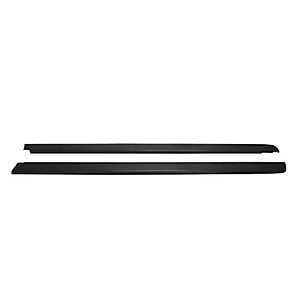 Wade 72-40151 Truck Bed Rail Caps Black Smooth Finish without Stake Holes for 1999-2007 Silverado & Sierra 1500 2500 (Classic only) with 6.5ft bed (Set of 2)