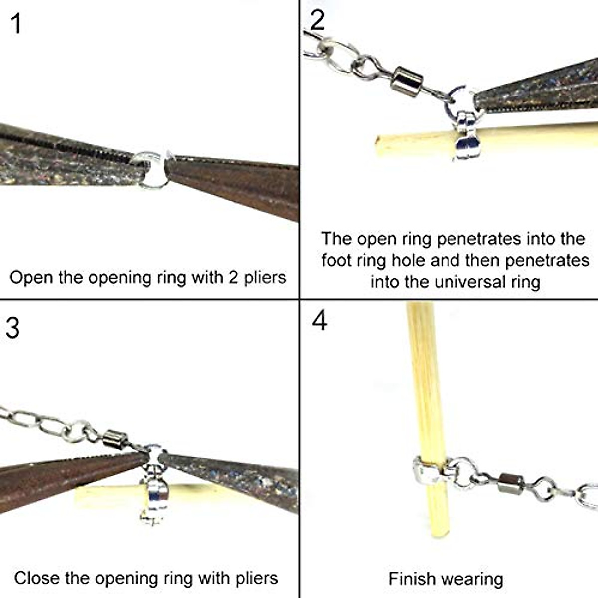 Parrot Bird Harness Leash Anti-bite Outdoor Flying Training Rope Pet Supplies for Macaw African Greys Parakeet Cockatoo Cockatiel Lovebird