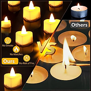 Caffox 3000Pcs Rose Petals with 36Pcs LED Tea Lights Candles, Rose Petals for Romantic Night for Her Set, Romantic Decorations for Special Night, Valentine's Day, Wedding, Anniversary Decorations