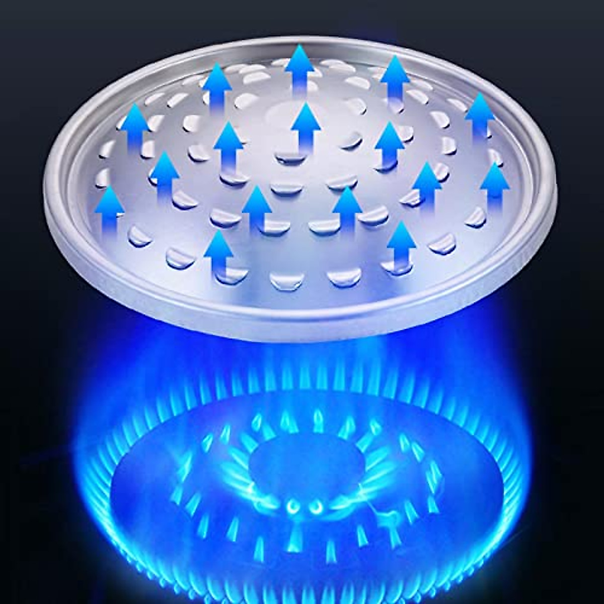 PETSOLA Indoor Burner Stoves Stand Rack Camping Pot Bracket Holder Stainless Steel Family Party Mini Over The Home Garden Household Camping Grill