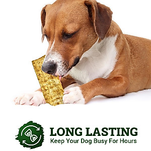 CHEWSAFE Dog Chew Flip Chips Chicken Flavor for Dogs, Pet Chew Treats Satisfy Dogs Natural Desire to Chew, Highly Digestible Snacks Promote Healthy Teeth and Gums, Alternative to Rawhide, 8ct,4” Chips