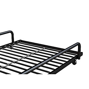 DHP Metal Trundle for Daybed Frame, Fits Twin Size, Black