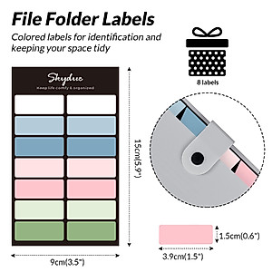 SKYDUE Expanding File Folders with 8 Pockets, Accordion File Organizer, Portable Document Paper Organizer for Home, School, and Office, Pack of 2, Gray