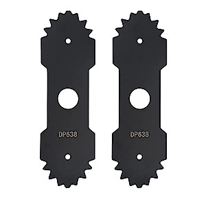 2-Pack 8-5/8'' Length, 1" Center Hole Blade 638006008 Edger Blade with Teeth Compatible with Ryobi - Fits RY13050 RY13050A RY15518 RY40030 (2)