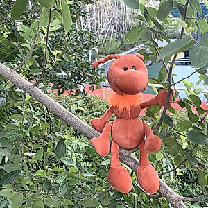 JoyAmigo Ant Plush Stuffed Animal Insect Toy, Soft Ant Bug Plushies, Best Gift for Kids Birthday Party Costume Ants Go Marching Nursery Decoration Bugs Mother's Day Present