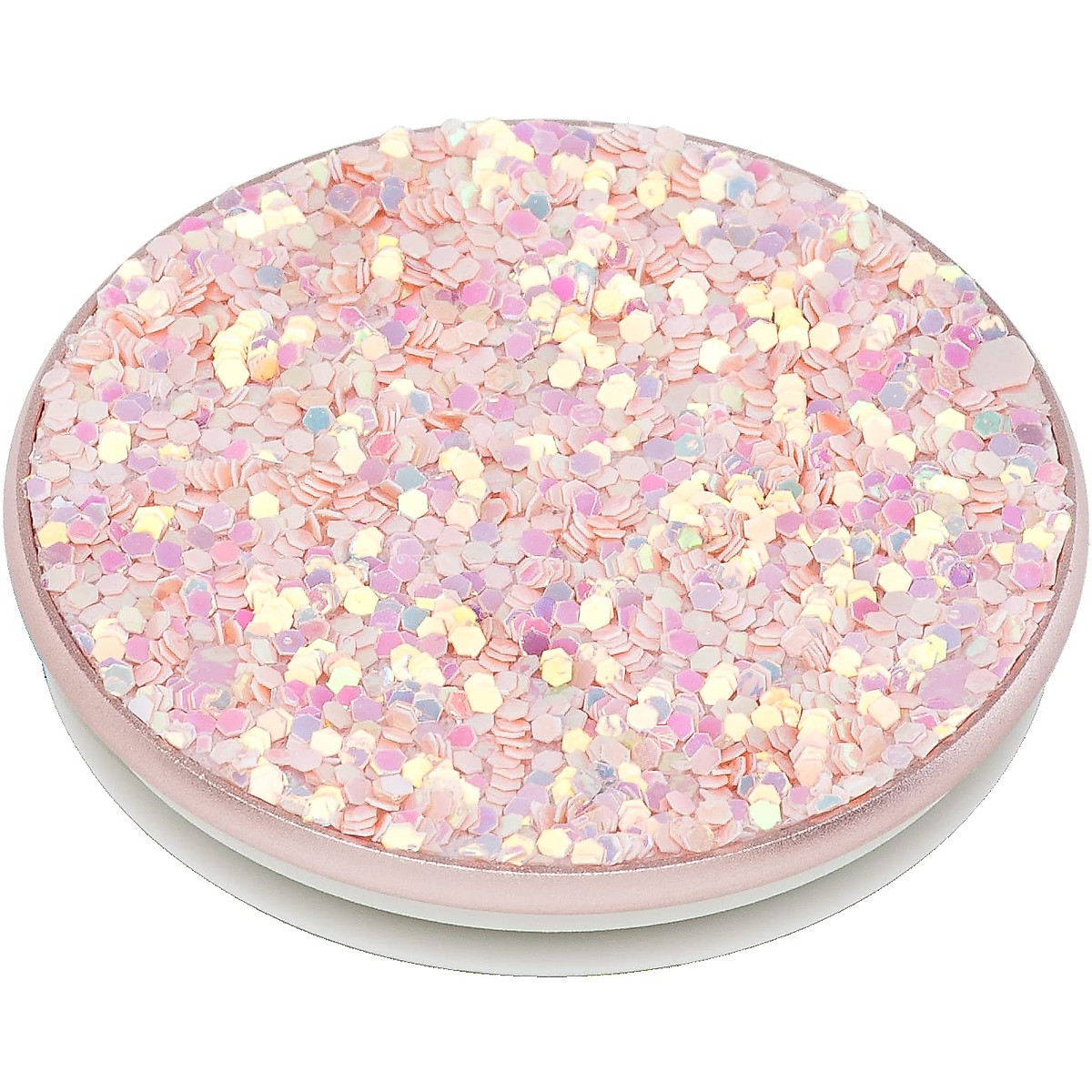 PopSockets Phone Grip with Expanding Kickstand, Glitter PopGrip - Rose