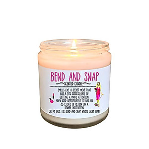 Bend and Snap Legally Blonde Gift Scented Candle Funny Candle Gift for Her Stocking Stuffer Gag Gift Holiday Gift