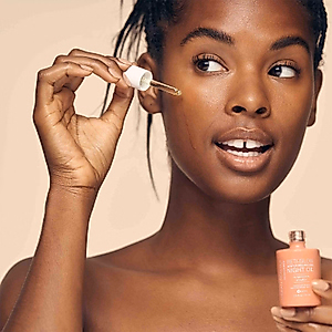 Urban Skin Rx, Reti-Glow Night Oil | Sensitive Skin Lightweight Facial Oil for Gentle Resurfacing and Smoothing Skin with Bakuchiol and Vitamin E | 0.5 Oz