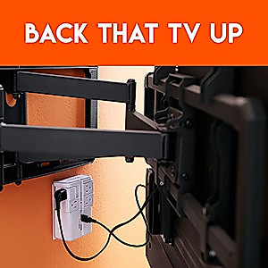 ECHOGEAR USB Wall Charger Surge Protector with 4 Pivoting AC Outlets & 2 USB Ports – Packs 1080 Joules of Surge Protection & Installs On Existing Outlets to Protect Gear & Increase Outlet Capacity