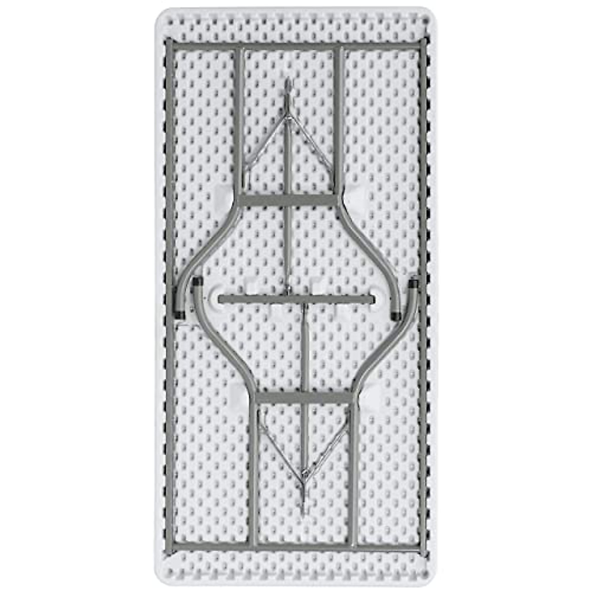 Flash Furniture Elon 5-Foot Granite White Plastic Folding Table