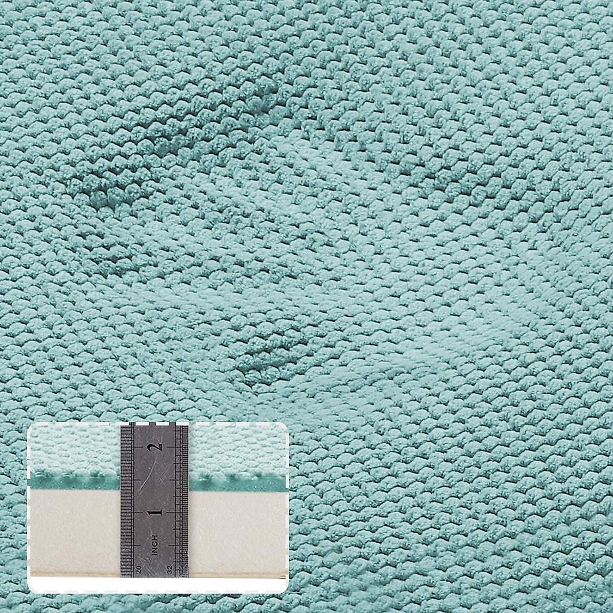 Turquoize Non Slip Memory Foam Seat Chair Cushion Pads Honeycomb Premium Comfort Memory Foam Chair Pads/Cushions with Ties - Seat Cover 16" x 16" Chair/Seat Cushion Pad, 2 Pack, Navy