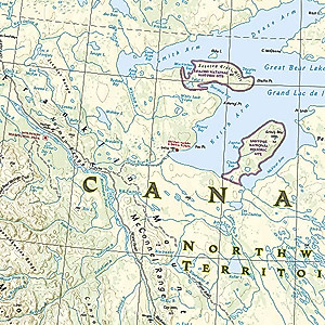 Canada West Map (National Geographic Adventure Map, 3113)