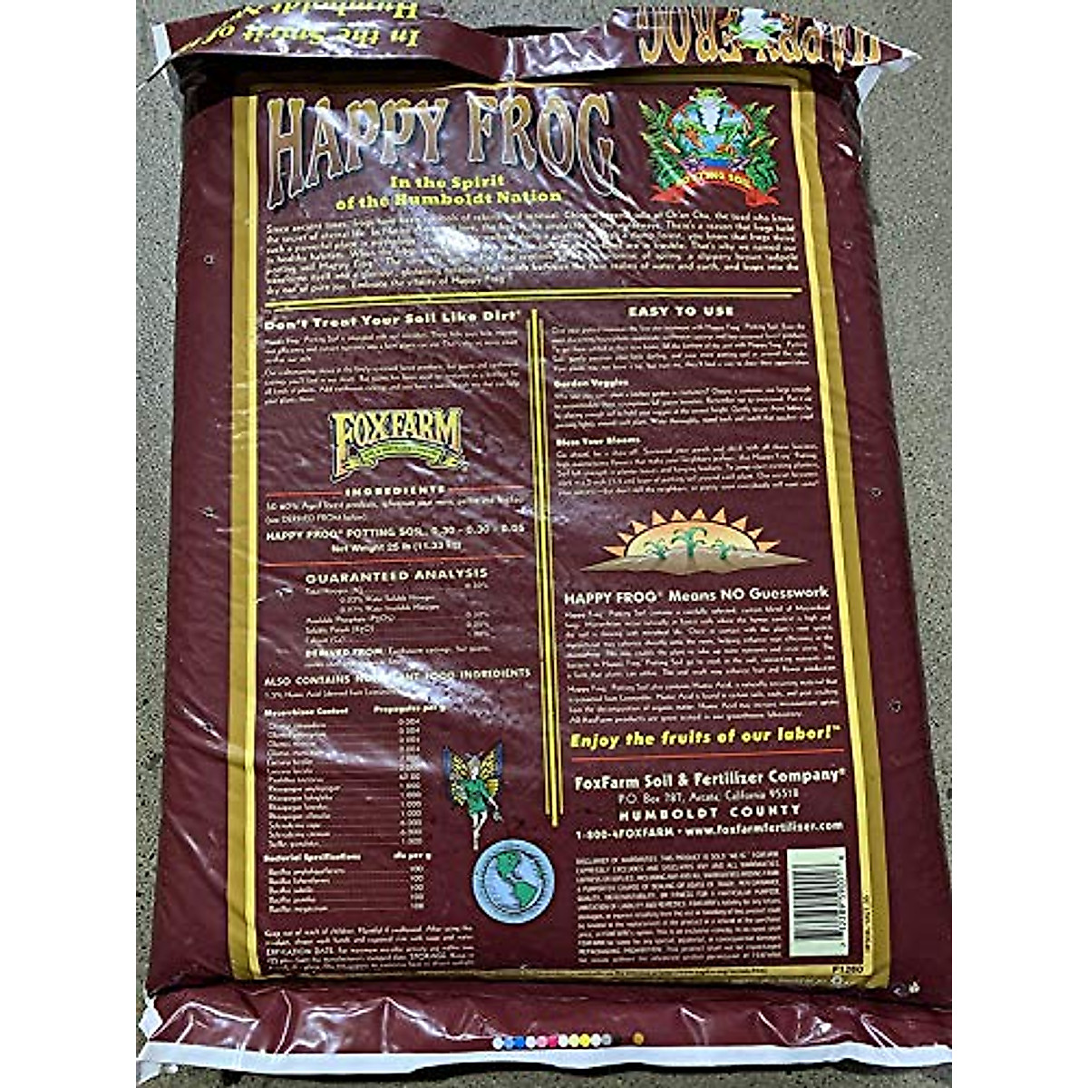 FoxFarm FX14054 Happy Frog Potting Soil, 12 Quart