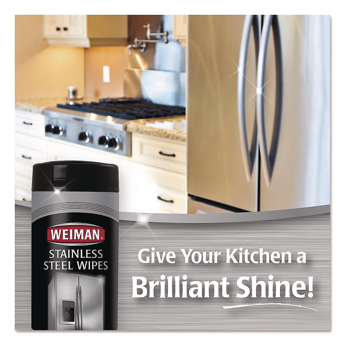 Weiman Products Stainless Steel Wipes 30 Count (Pack of 1)