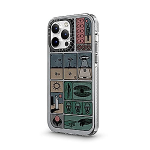 CASETiFY Clear iPhone 14 Pro Max Case [Not Yellowing / 6.6ft Drop Protection/Compatible with Magsafe] - Research by Other Minerals