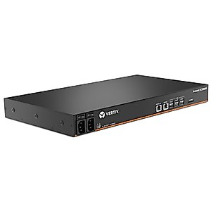 Vertiv Avocent ACS8000 Serial Console, 48 Port Serial Console Server, Remote Data Center and Out of Band Management, USB Connectivity and Port Sensor, Dual AC Power (ACS8048DAC-400), Black