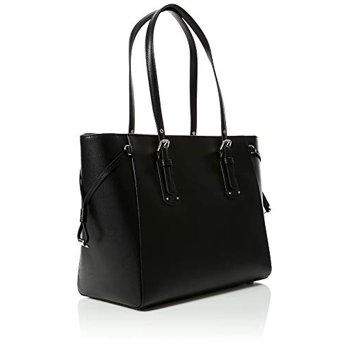 Michael Kors Canvas and Beach Tote Bag, Black (Black)