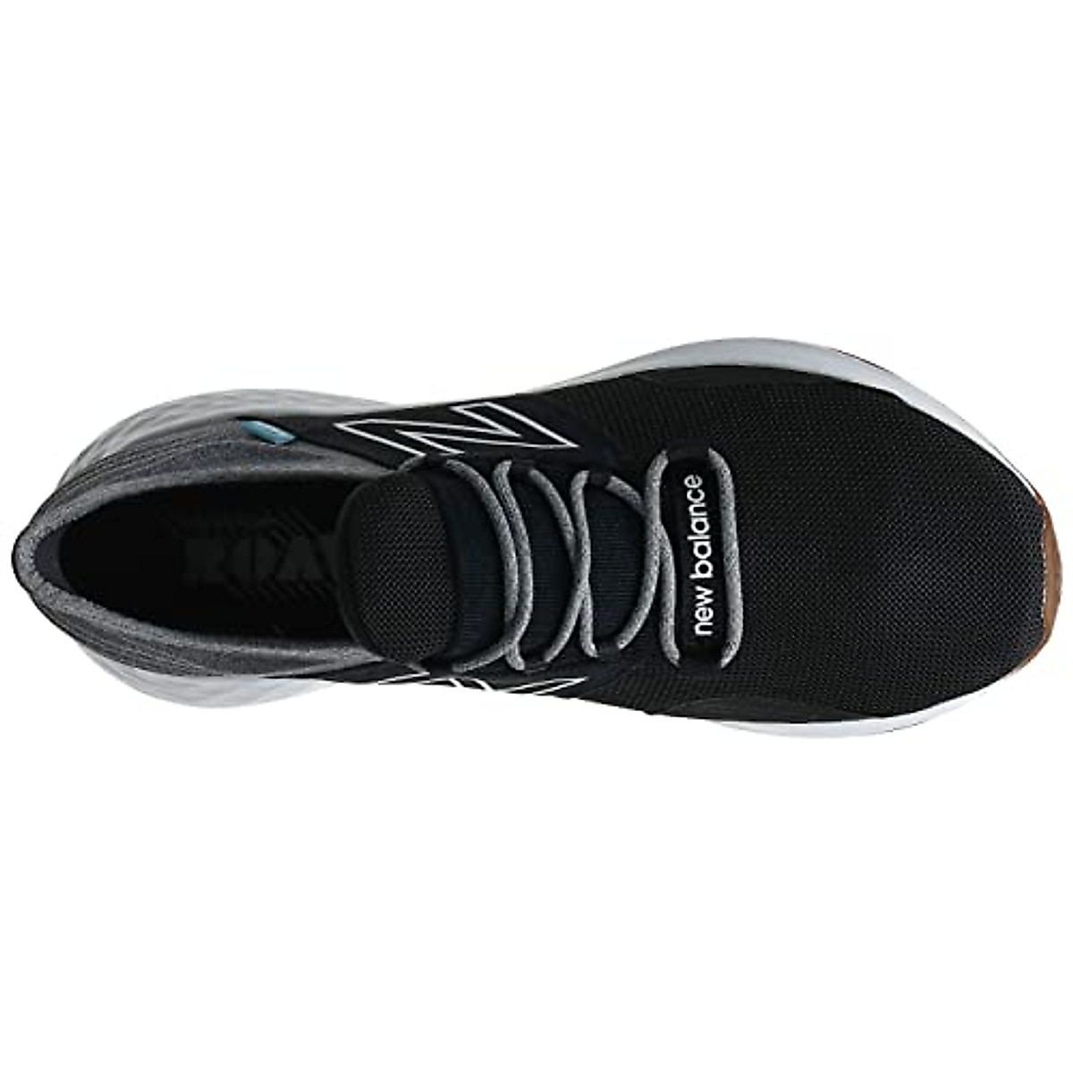 New Balance Men's Fresh Foam Roav V1 Sneaker, Black/Light Aluminum, 11 W US