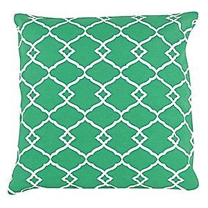 Milton Greens Stars 100% Cotton Throw Pillow(Set of 2) Green, 2 Piece