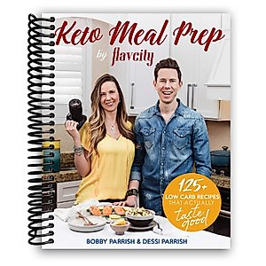 Keto Meal Prep by FlavCity: 125+ Low Carb Recipes That Actually Taste Good (Keto Cookbook, Keto Diet Recipes, Keto Foods, Keto Dinner Ideas) (FlavCity)