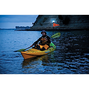 RAILBLAZA All-Around Visibility Light Kit with Safety Flag for Kayaks, Boats and Recreational Paddler, Meets USCG Standards