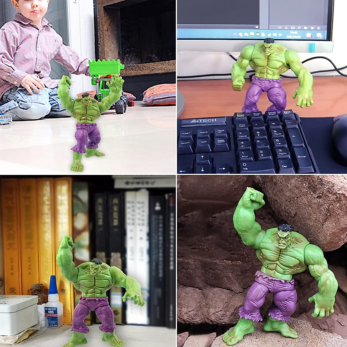 PSMILE Action Figure Garage Kit Action Figure PVC Figure Model 4Pack