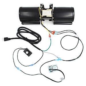 Mr. KAN GFk-160 Fireplace Blower Fan Kit for Heat N Glo, Quadra Fire, Hearth and Home, Lennox, Superior, Regency, Gas Fireplaces Fan for GFk-160A