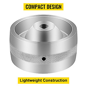 VEVOR Belt Grinder Drive Wheel 5" Diameter, 2"x72" Knife Grinder Drive Wheel 5/8" Bore/Shaft, Aluminum Belt Grinder Wheel Crowned, for Knife Making Grinder Polishing & Belt Machine Woodworking DIY