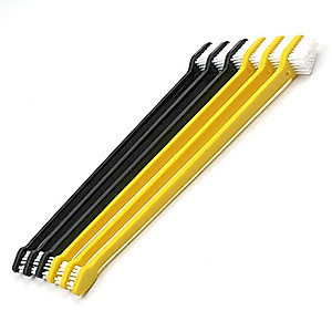 Pet Republique Dog Toothbrush Set of 6 – Dual Headed Dental Hygiene Brushes for Small to Large Dogs, Cats, and Most Pets