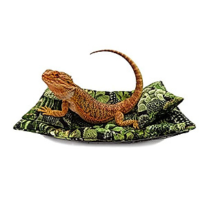 Chaise Lounge for Bearded Dragons, Cactus Party Fabric