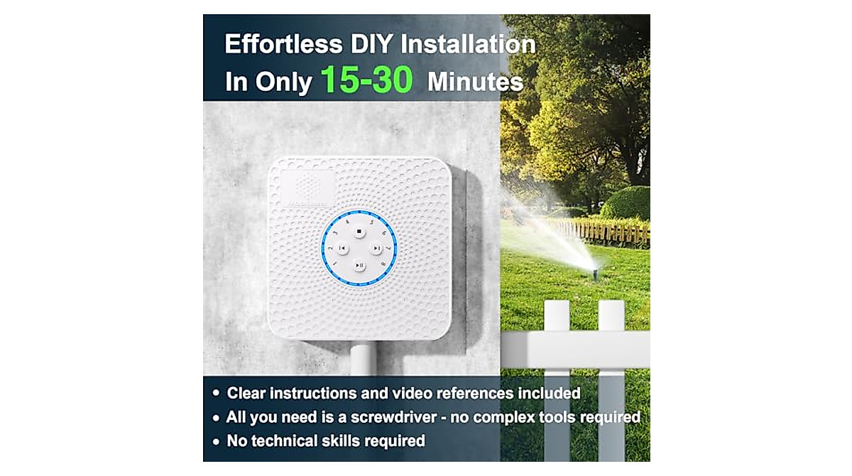ImoLaza Smart Sprinkler Controller - Efficient 8-Zone WiFi Irrigation
