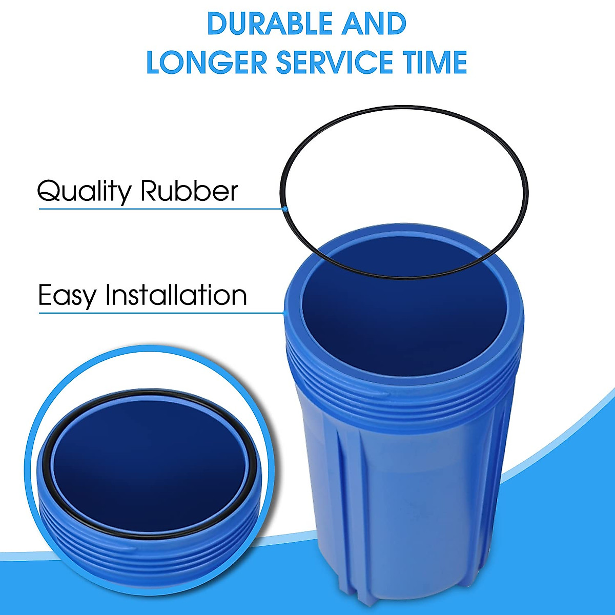 151122 Water Filter O Ring Compatible with Pentek Big Blue Pentek Water Filters 152032 4001756 151122-03 151122-27 01019189 Water Filter O Ring (3 Pack)