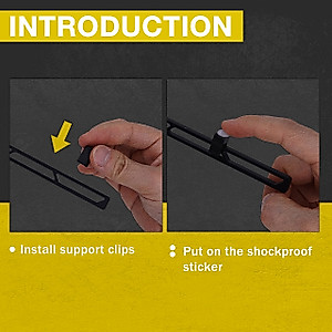 Fstop Labs CloverTale Graphics Card GPU Brace Support, Video Card Sag Holder Bracket, Anodized Aerospace Aluminum (Upgraded Version Black)